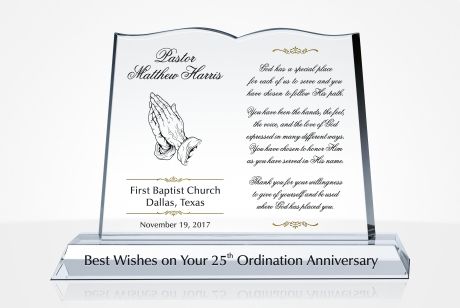 Personalized Appreciation Plaques for a Pastor - DIY Awards