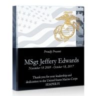 Marine Corps Retirement Plaque and Poem Samples - DIY Awards