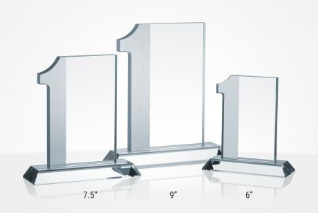 Classic Crystal Engraved Plaques - DIY Awards