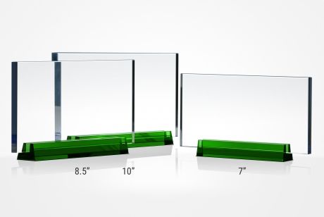 Personalized Colored Crystal Award Plaques - DIY Awards