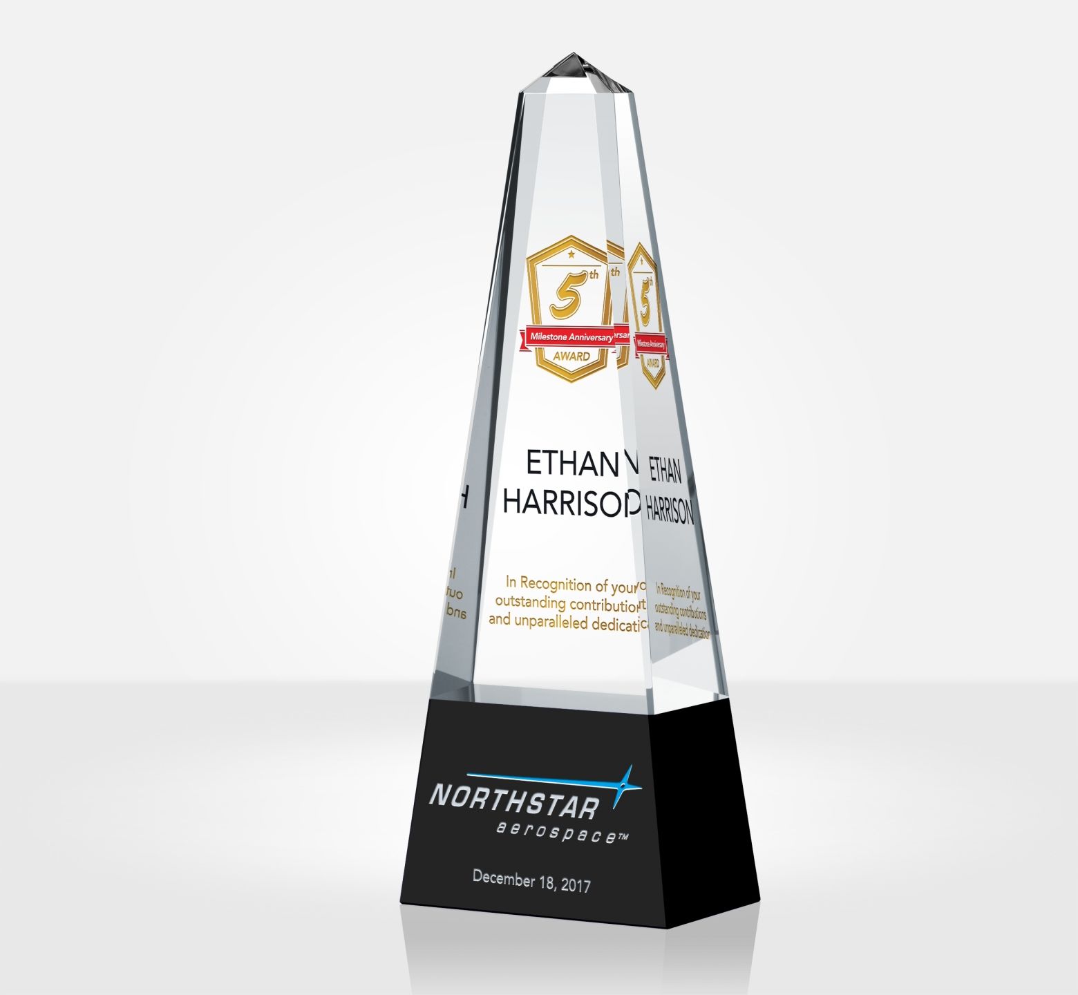 Milestone Service Recognition Tower - DIY Awards