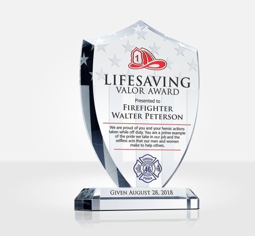 Firefighter Life Saving Valor Award - DIY Awards