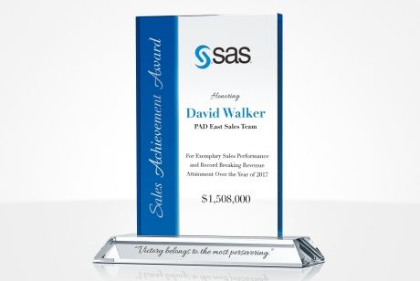 Personalized Sales Award Plaques - DIY Awards