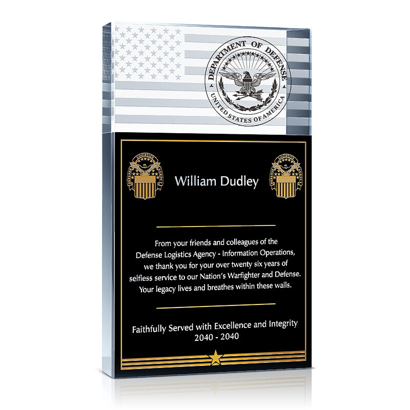 Unique Military Service Plaques and Thank You Quotes - DIY Awards