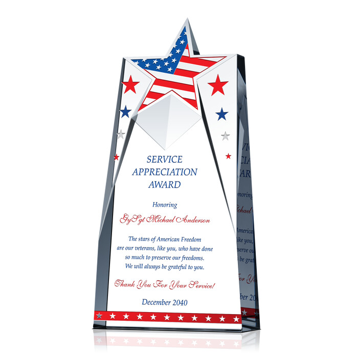 Unique Military Appreciation Award Plaques | DIY Awards