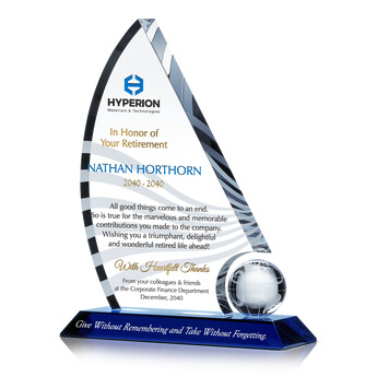 Retirement Plaque Wording Examples | DIY Awards