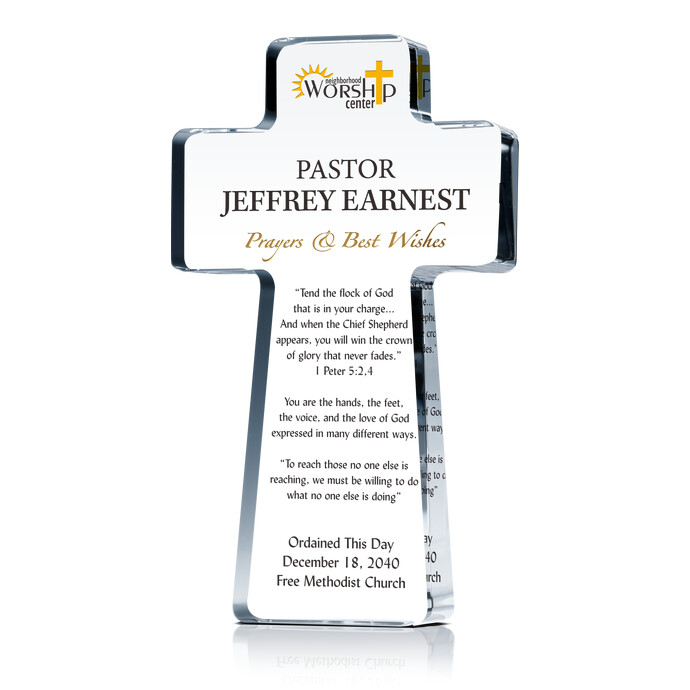 Standing Cross Ordination Gifts | DIY Awards