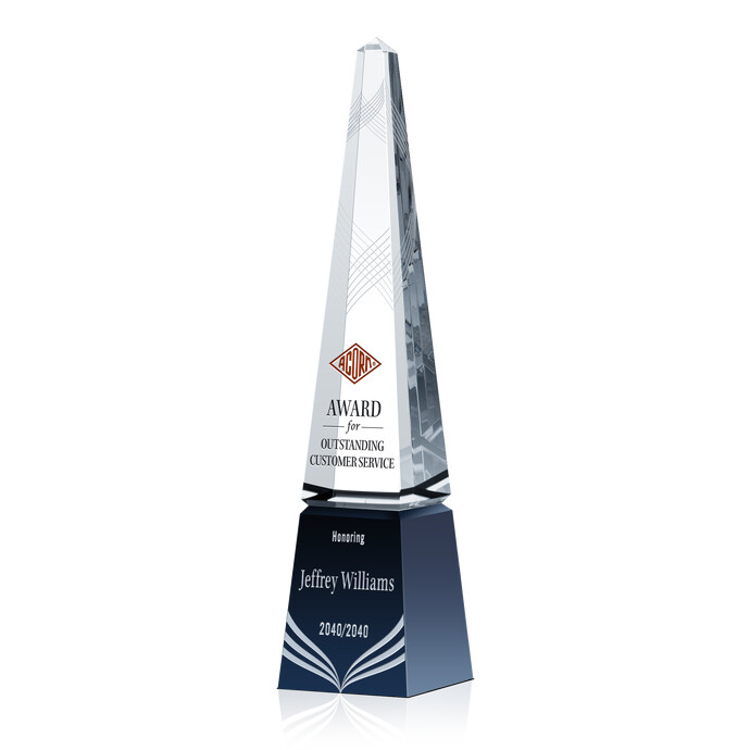 Crystal Tower for Customer Service | DIY Awards