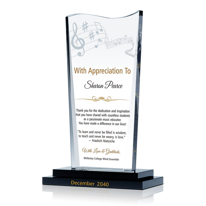 School Band Director/Conductor Gift Plaque | DIY Awards