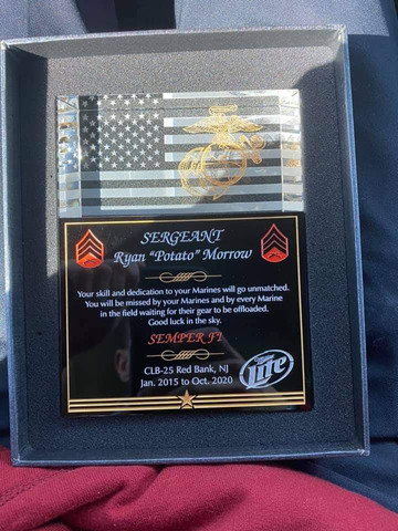 Unique Marine Corps Service Plaques & Thank You Quotes | DIY Awards