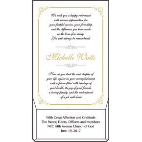 Pastor Retirement Invitations