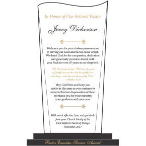Wave Pastor Retirement Gift - DIY Awards