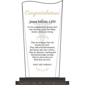 Custom Plaque for Registered Nurse Graduation - DIY Awards