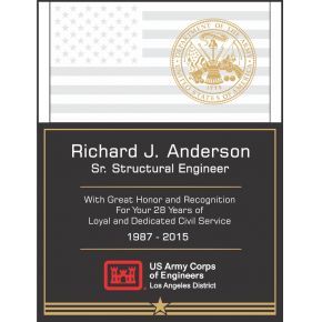 Unique Army Service Plaques and Thank You Quotes - DIY Awards
